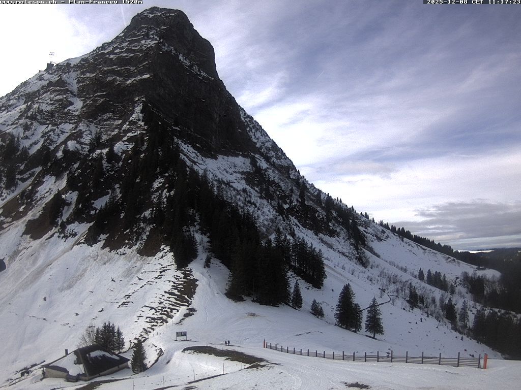 Webkamery v okolí 46.5°S 7.13°V - meteoblue