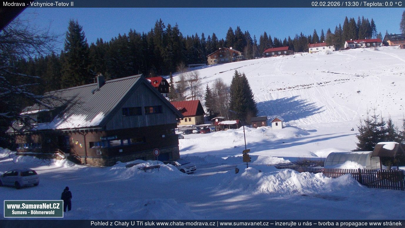 Webové kamery v okolí Modrava - meteoblue